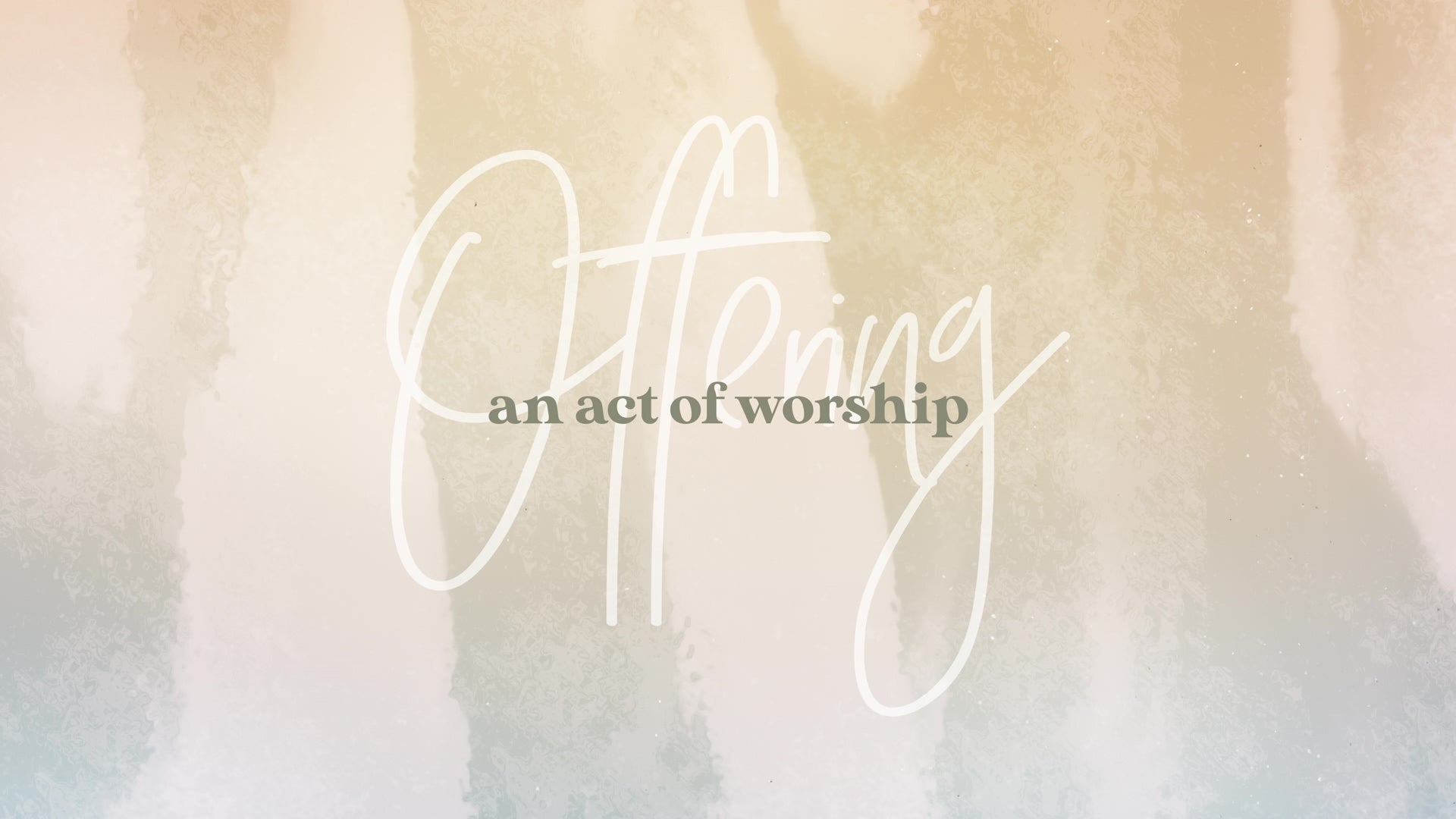 Wedding Day Offering Motion | Shift Worship
