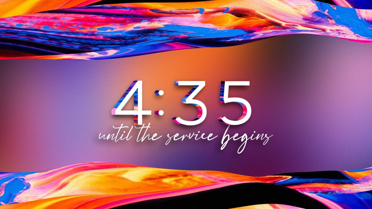 Gradient Paint Countdown 01 Countdown | Shift Worship