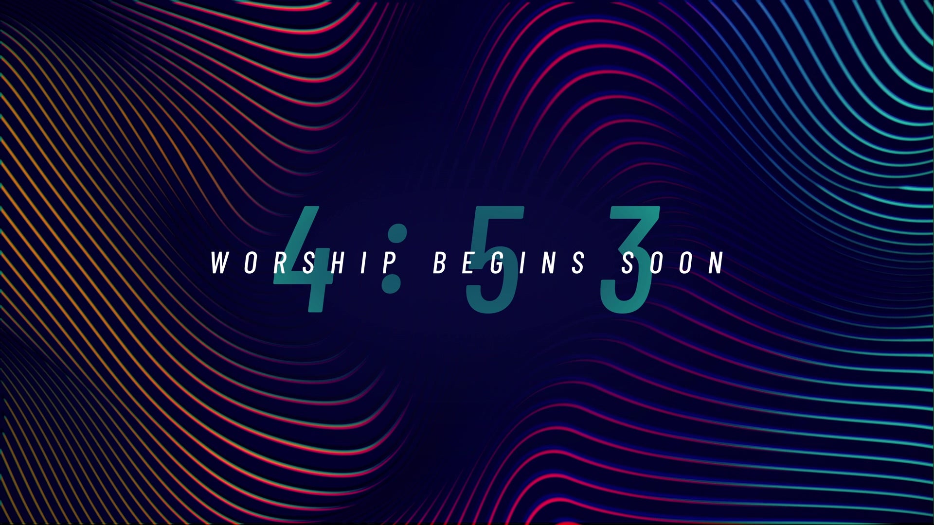 Retro Wave Countdown Video | Shift Worship