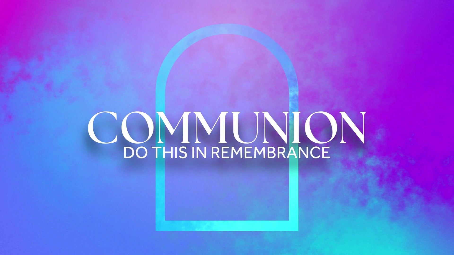 Gradient Arches Communion | Still | Shift Worship