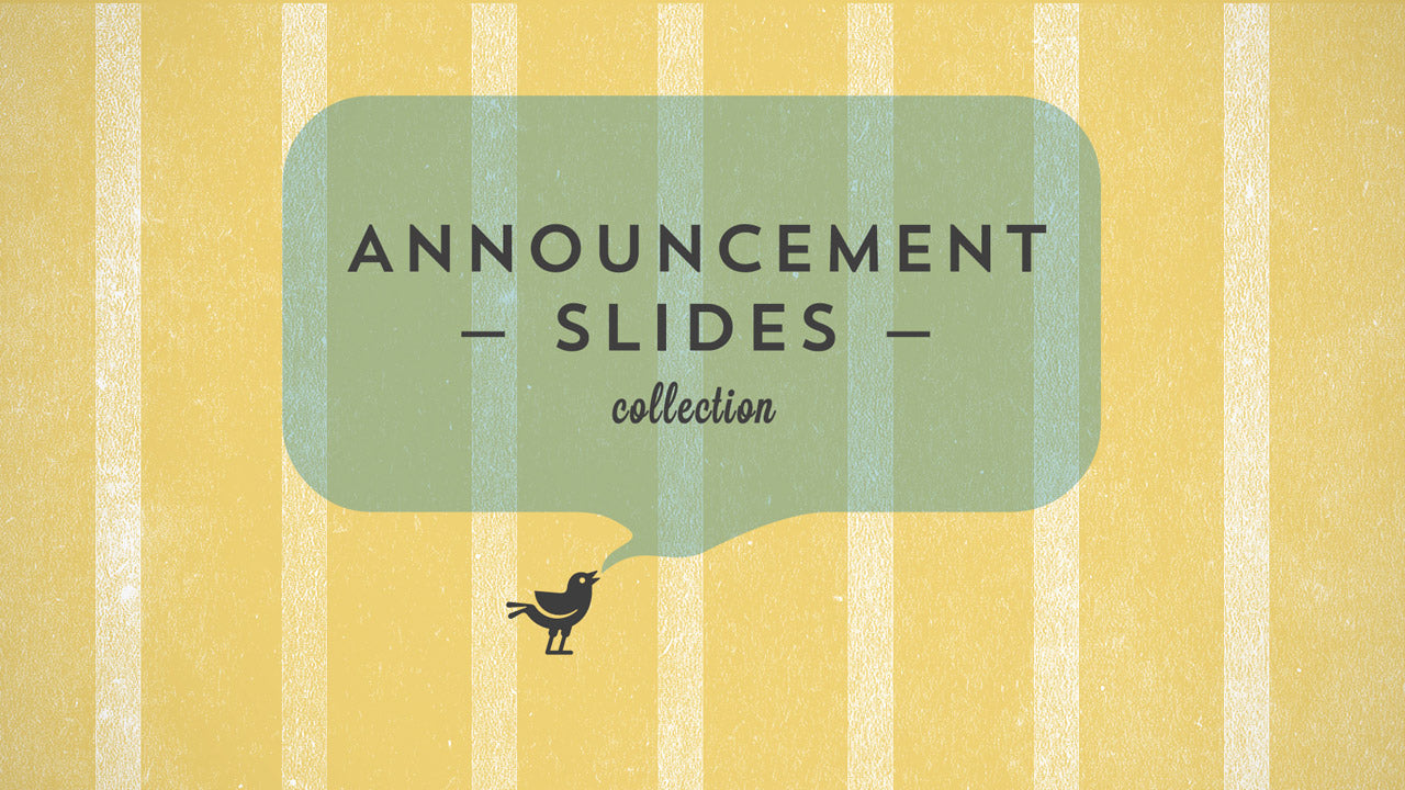 Announcement Slide Collection | Shift Worship