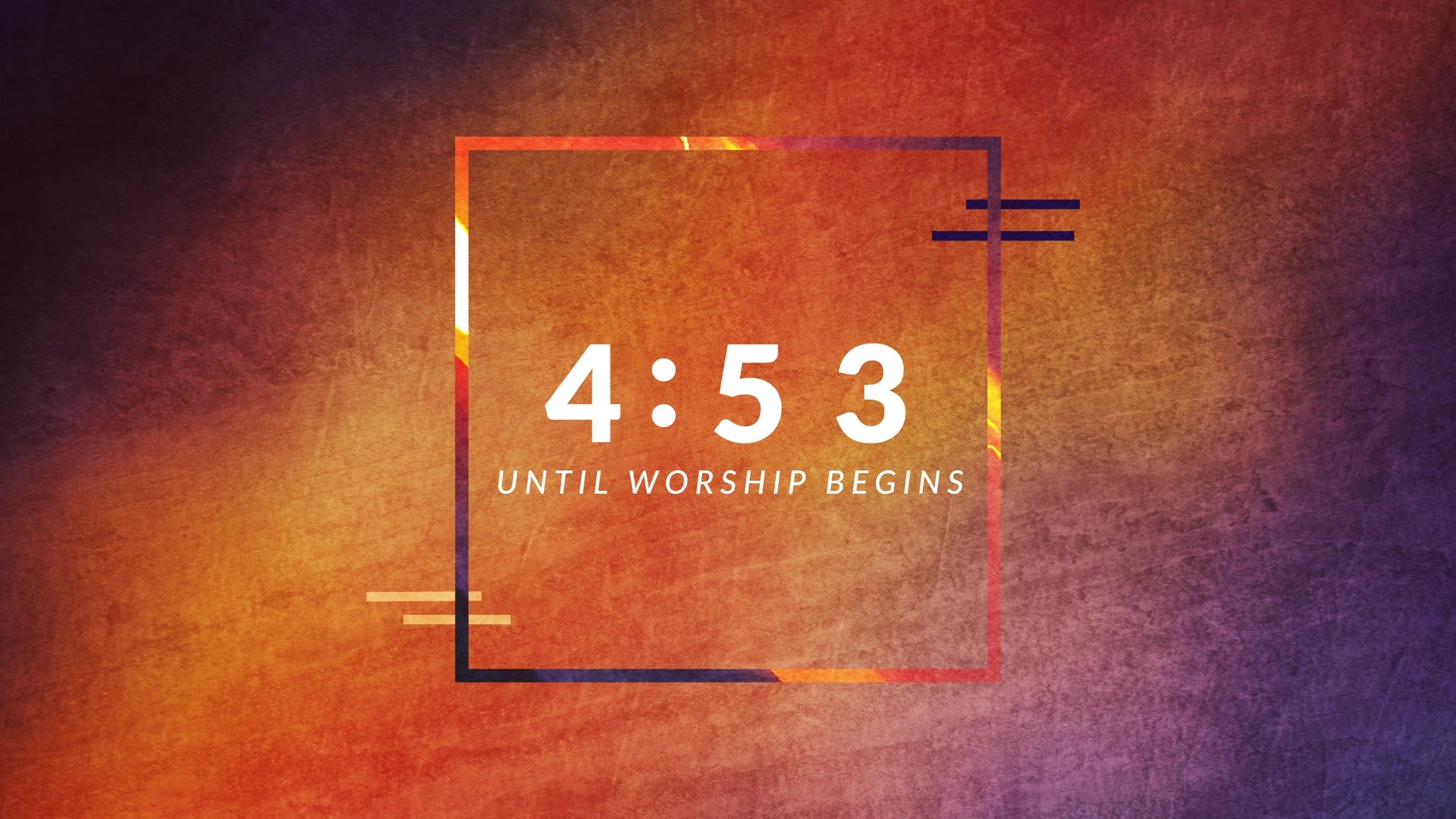 Muted Colors Countdown Video | Shift Worship