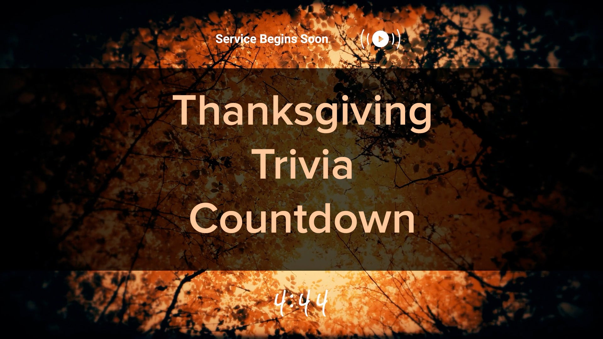 Autumn Fire Trivia Countdown Video | Shift Worship