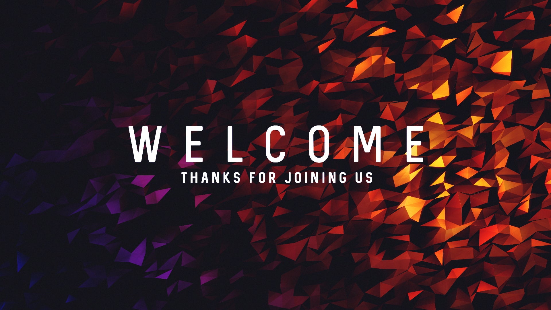 Polyscape Welcome Still | Shift Worship