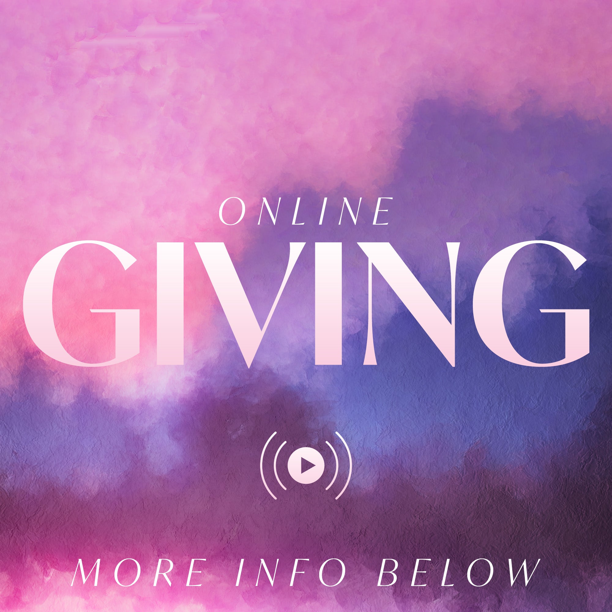 Impressionism Giving | Editable Social Media Graphic | Shift Worship