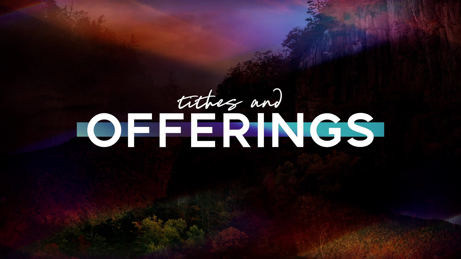 Subtle Fall Tithes And Offerings | Motion | – Shift Worship