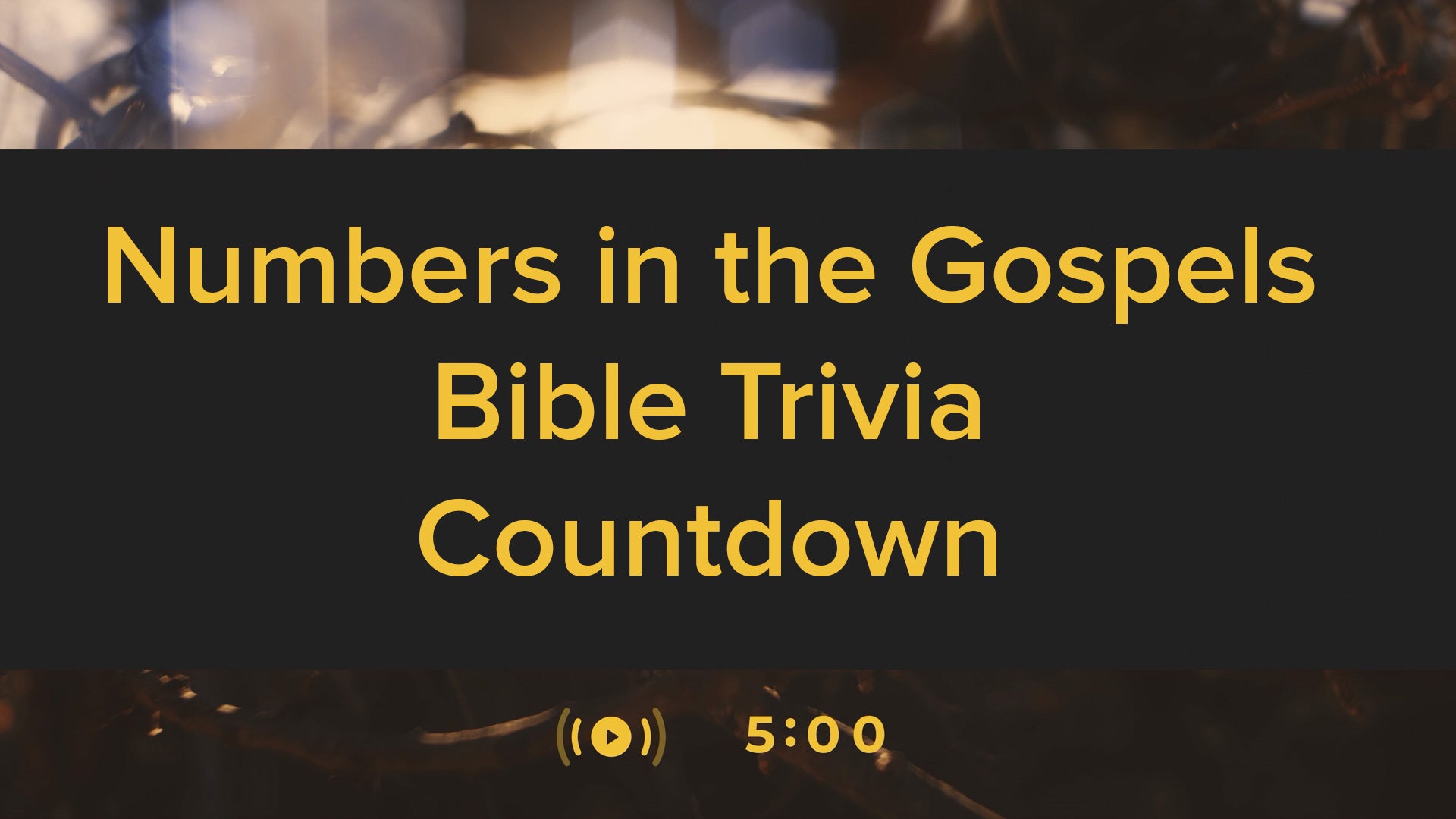 Autumn Dream Trivia Countdown Video | Shift Worship
