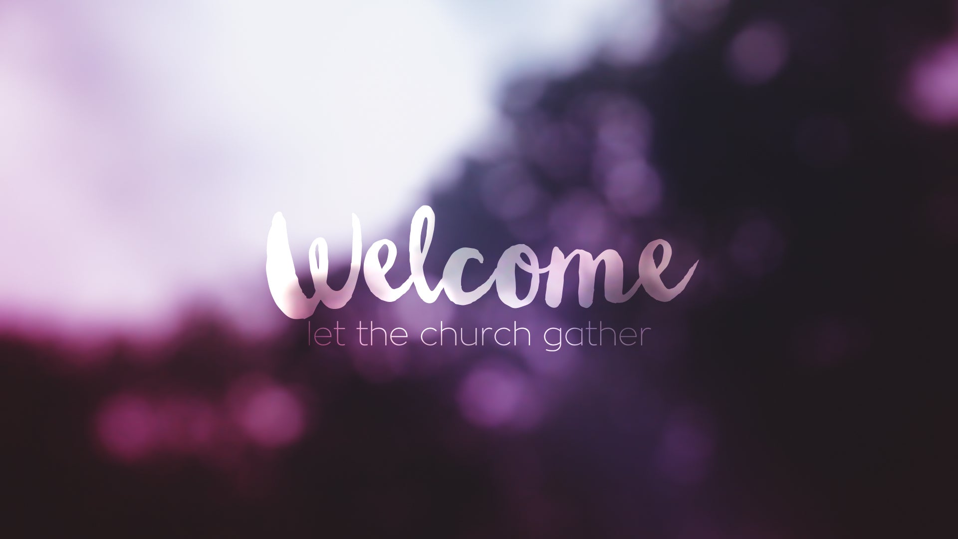 Storm Bokeh Welcome Still | Shift Worship