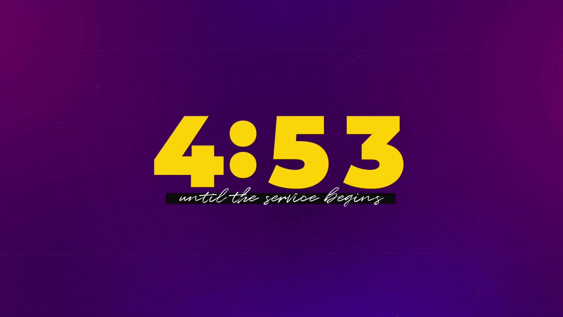 Vintage Light Countdown | Countdown | Shift Worship