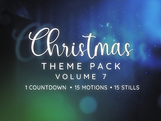 Christmas Theme Pack: Volume 7 Collection | Shift Worship