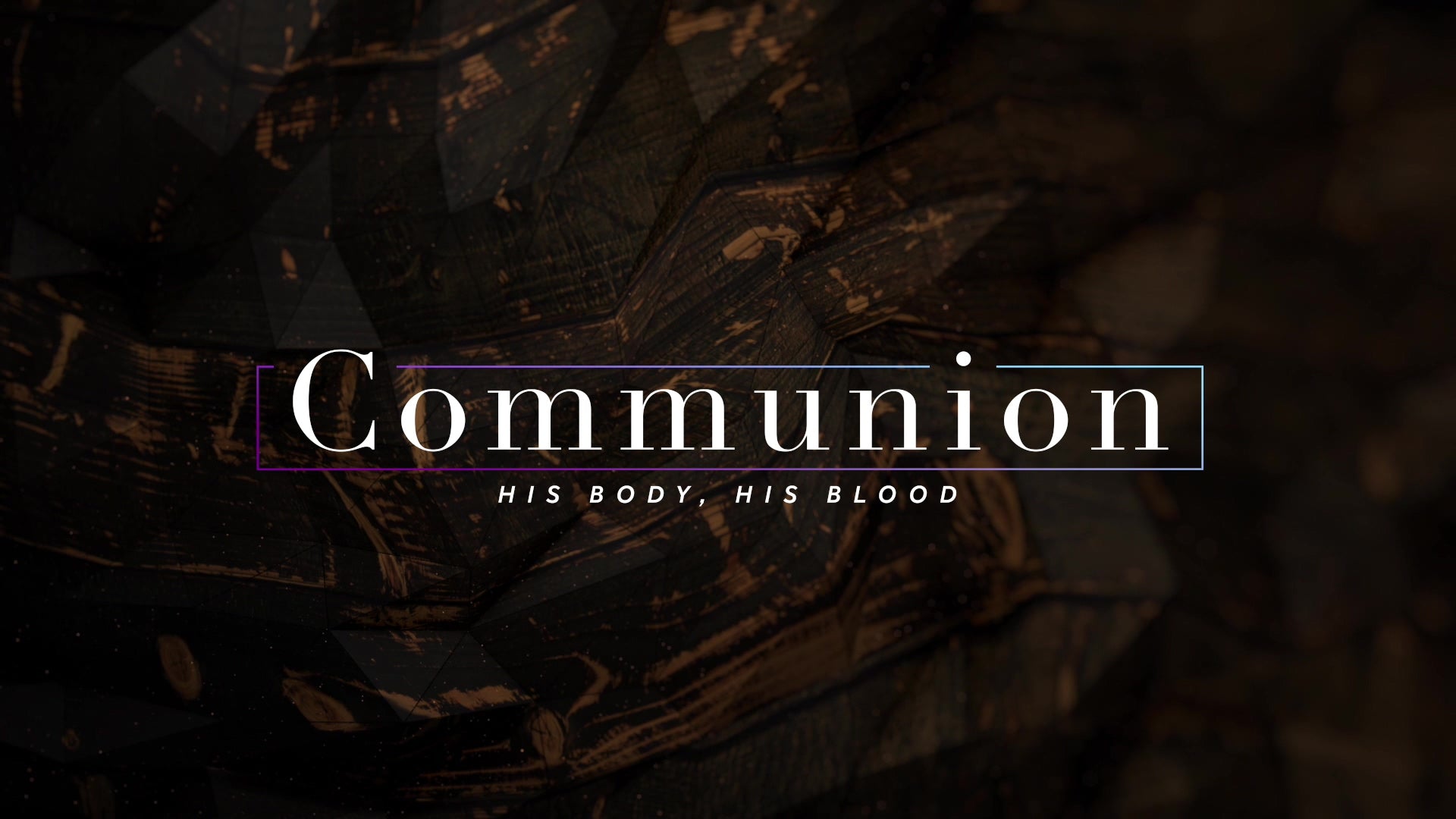 Woodfields Communion Motion | Shift Worship