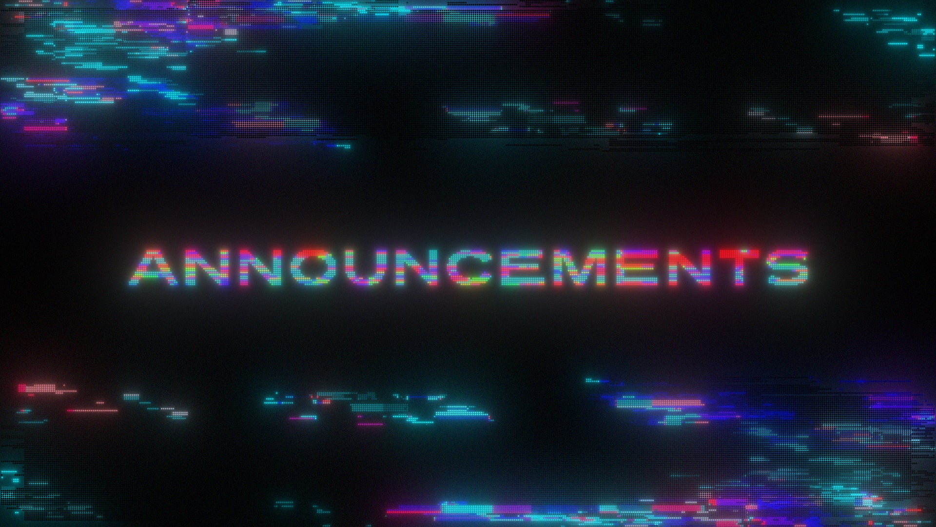 LED Glitch Live Stream Alternate Still | Shift Worship