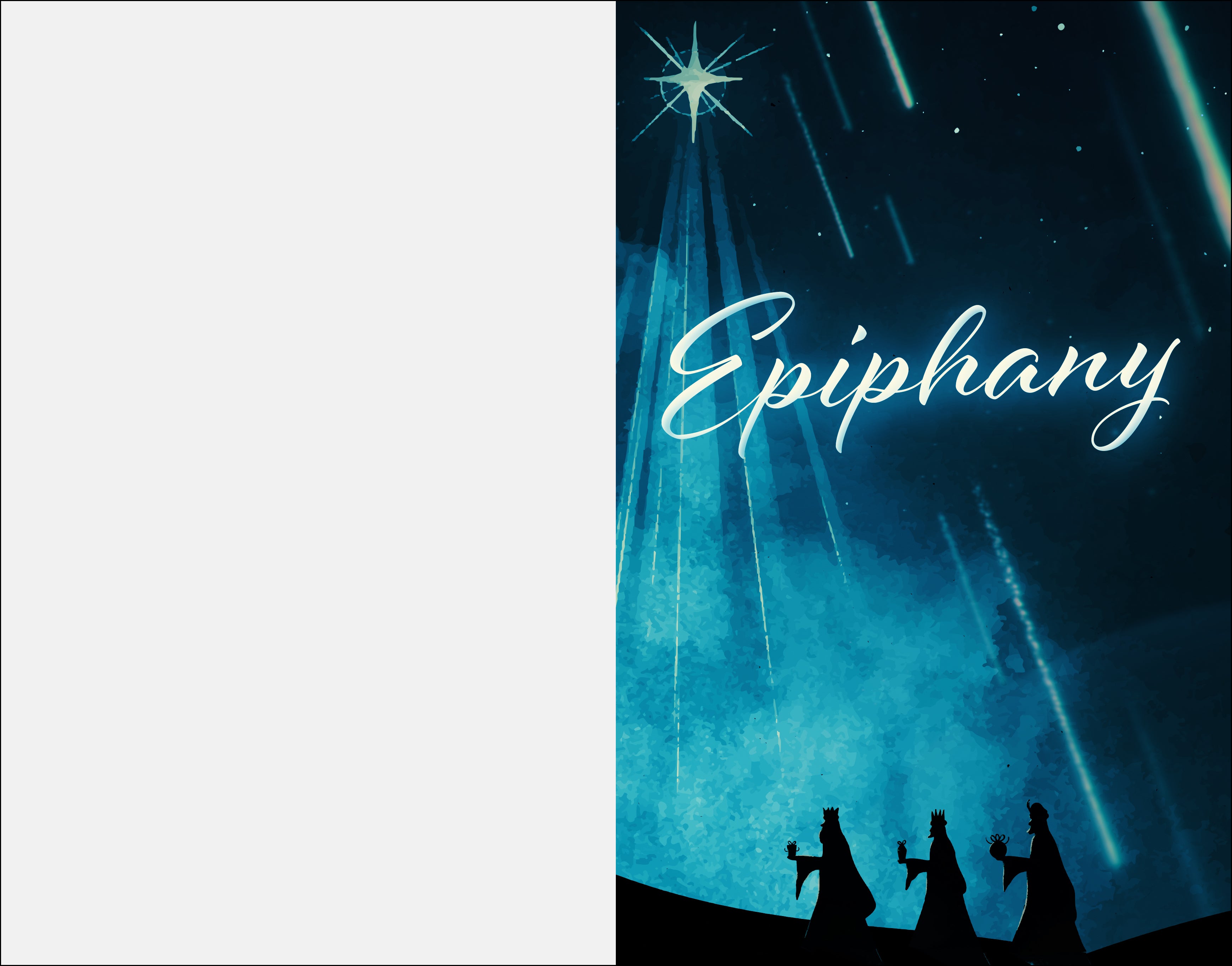Epiphany Streaks 8.5X11 Bulletin Printable | Shift Worship