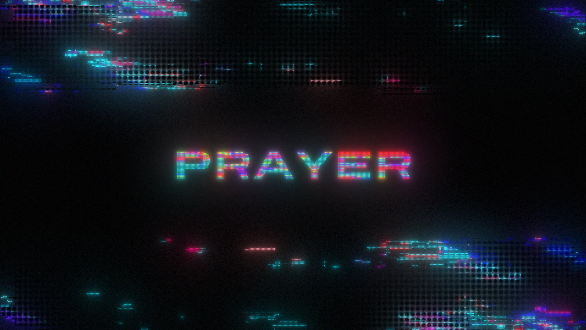 LED Glitch Prayer Still | Shift Worship