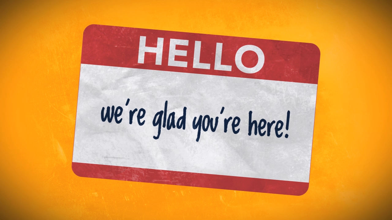 Hello Sticker Welcome 02 Still | Shift Worship