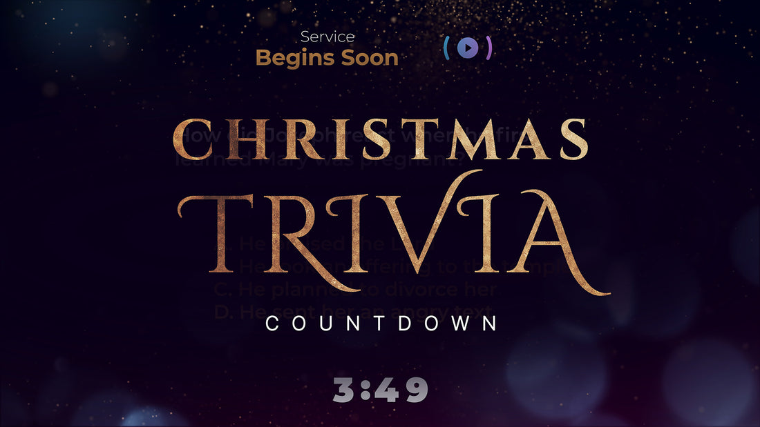 Sparkly Christmas Trivia Countdown Video | Shift Worship