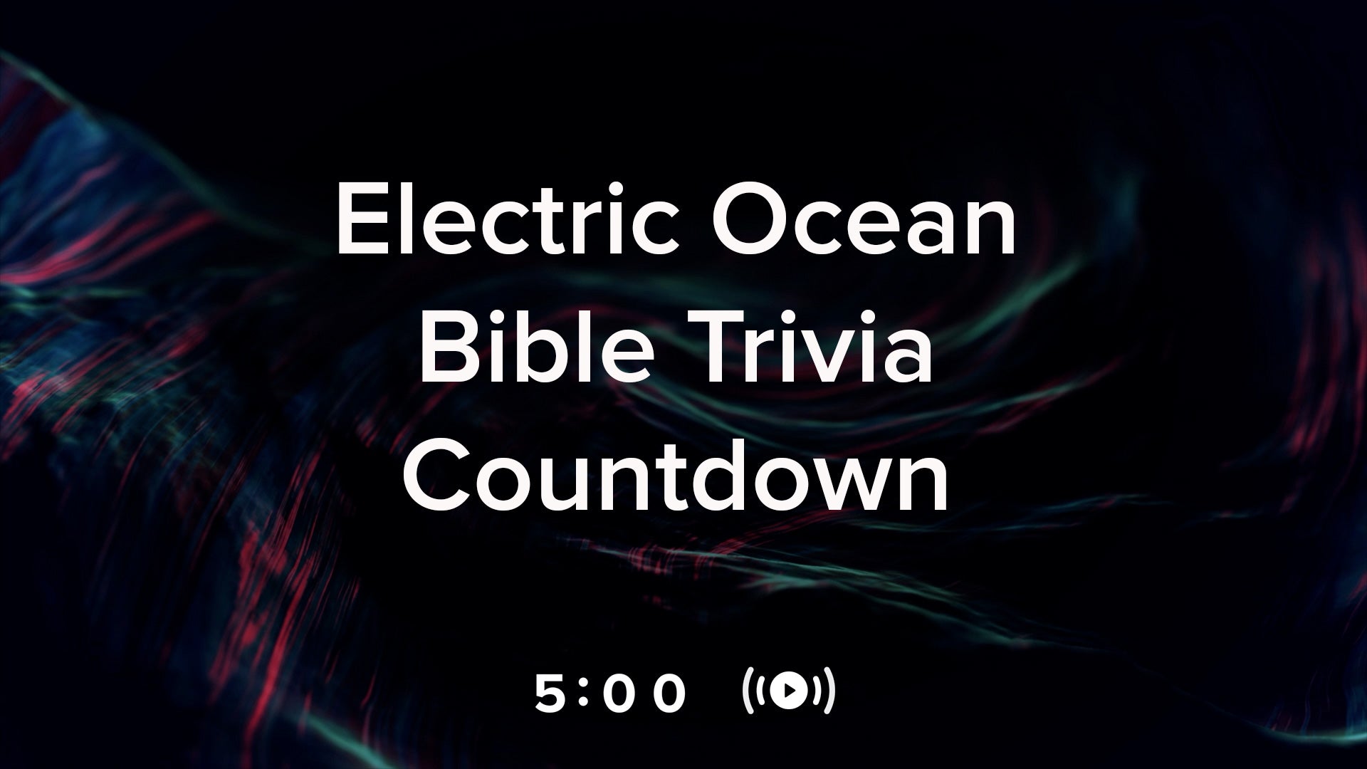 Electric Ocean Trivia Countdown Video | Shift Worship