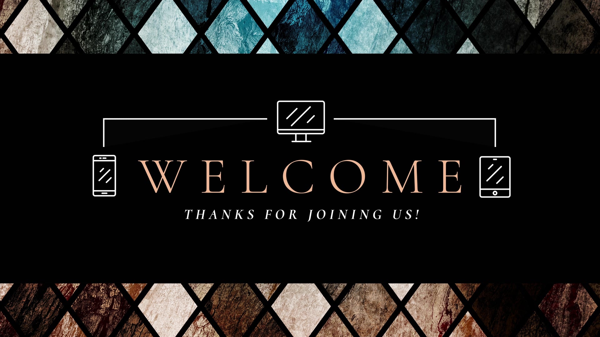 Simple Stained Glass Welcome Stream Still | Shift Worship