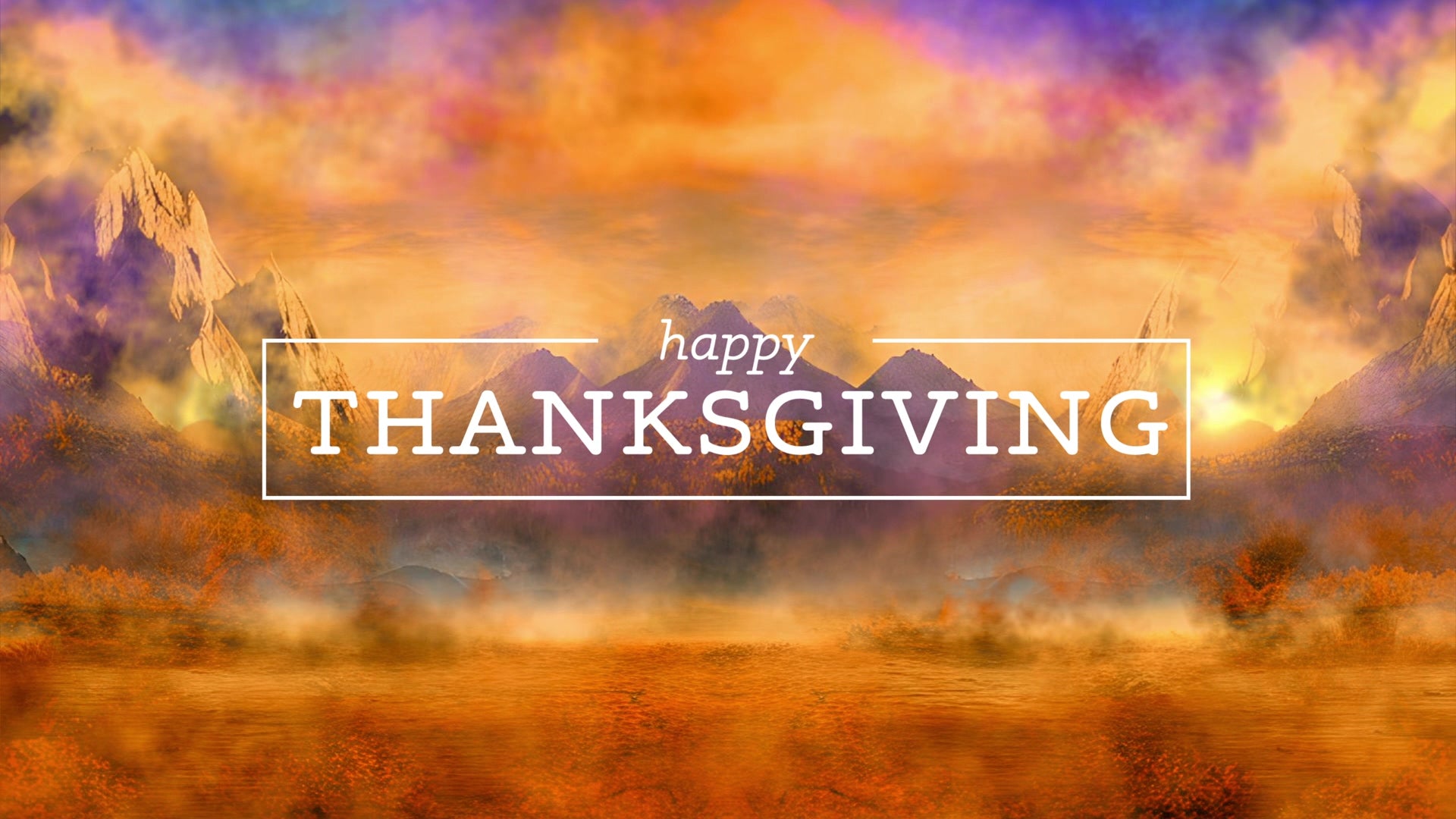 Surreal Fall Happy Thanksgiving Still | Shift Worship