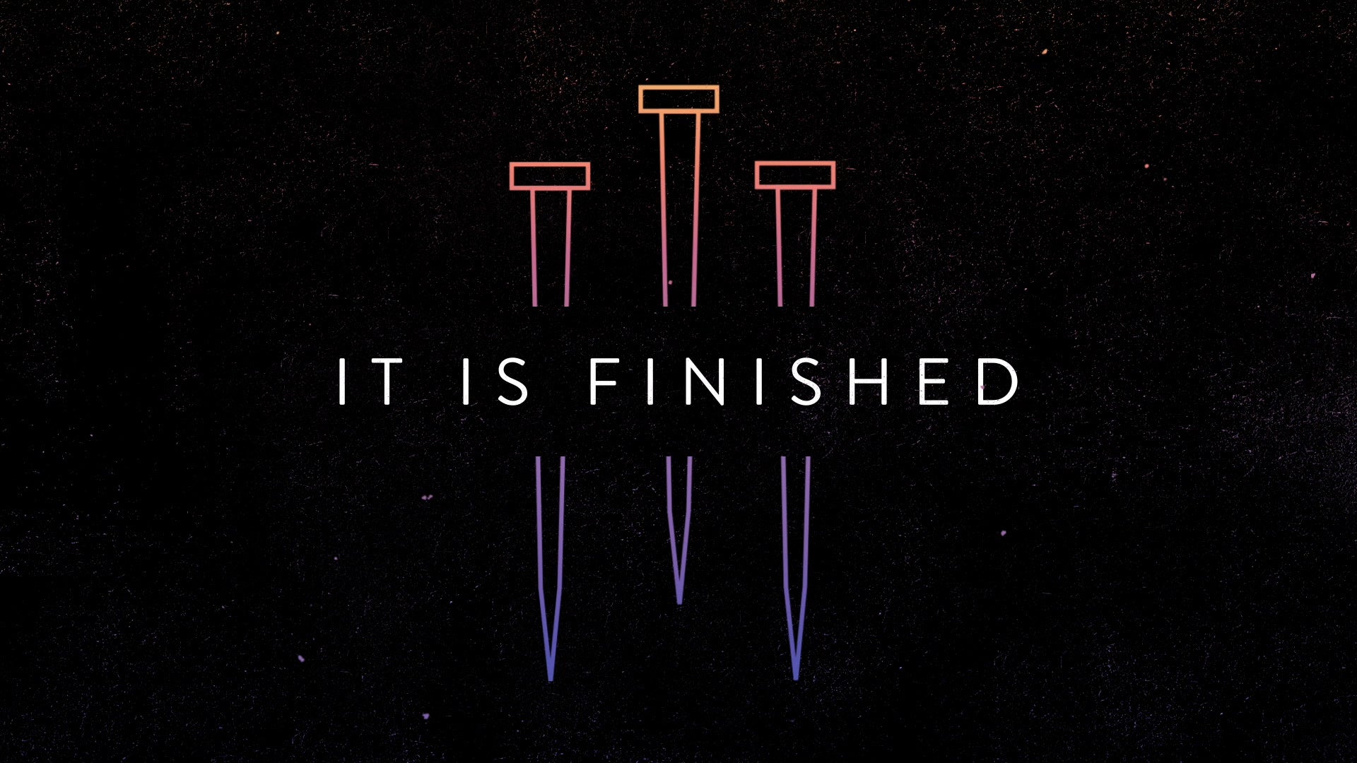 Gradient Good Friday Nails Still | Shift Worship