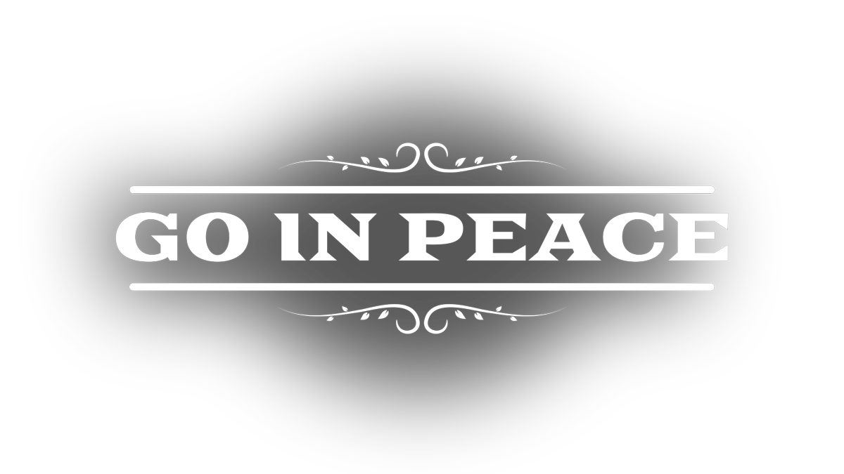 Vintage Christmas Go In Peace Transparency | product type | store ...
