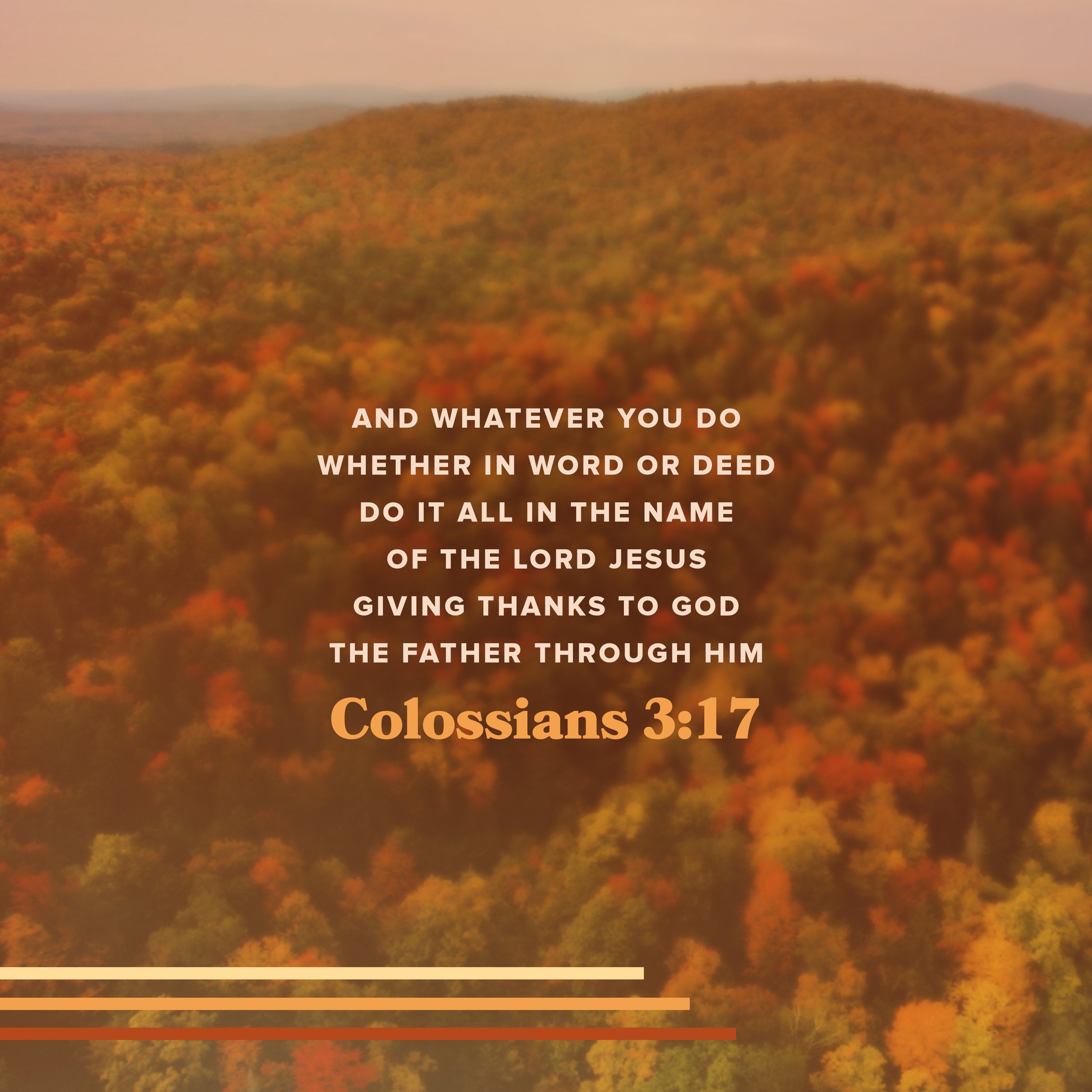 Colossians 3:17 Still | Shift Worship