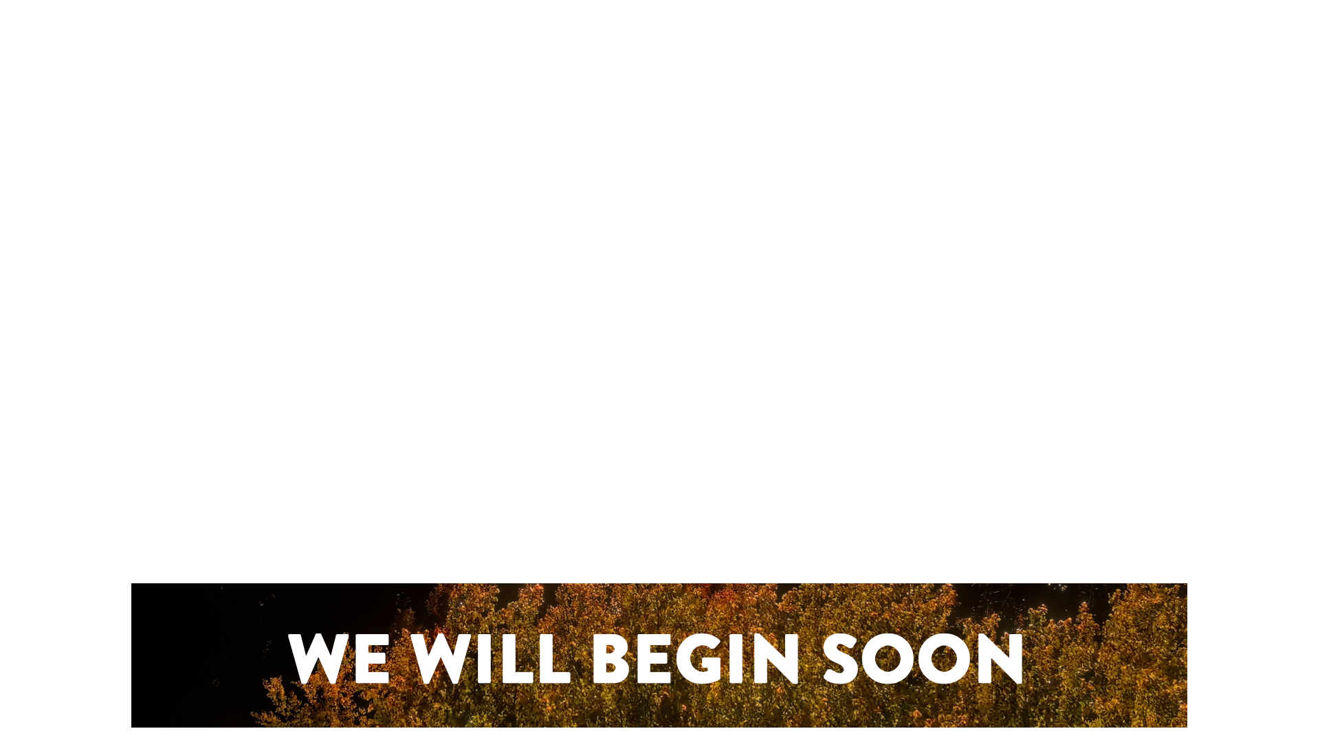 Fall Foliage Lower Third We Will Begin Soon | Transparent Text Layer ...
