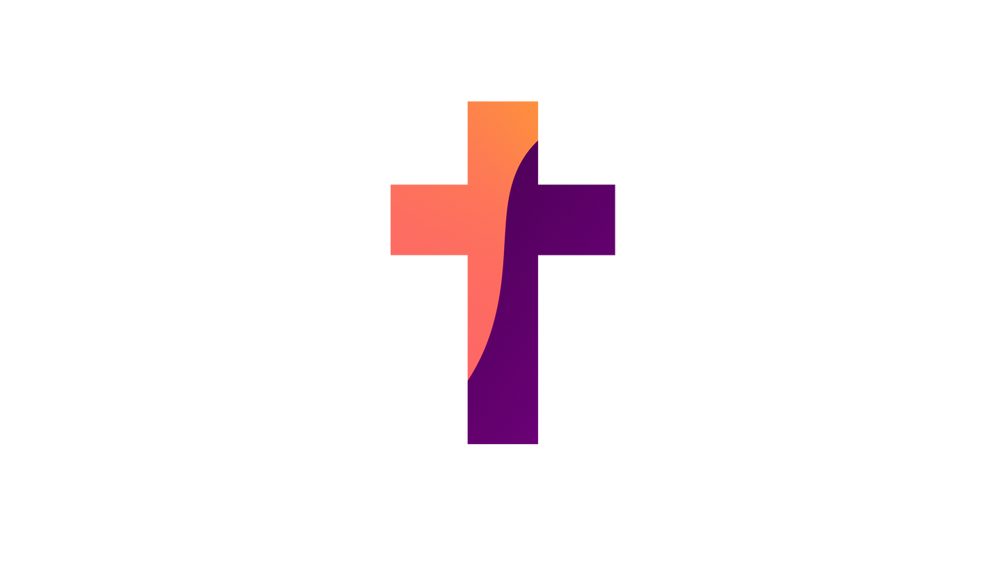 Vibrant Gradients Cross Still | Shift Worship