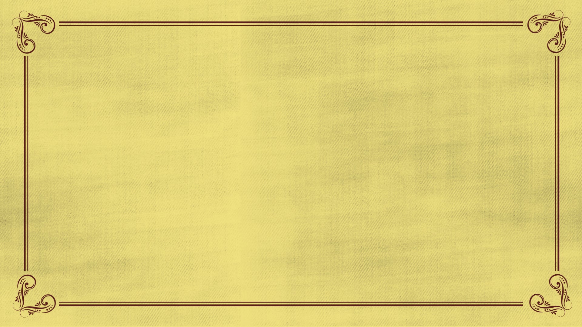 Classic Border Yellow Motion | Shift Worship