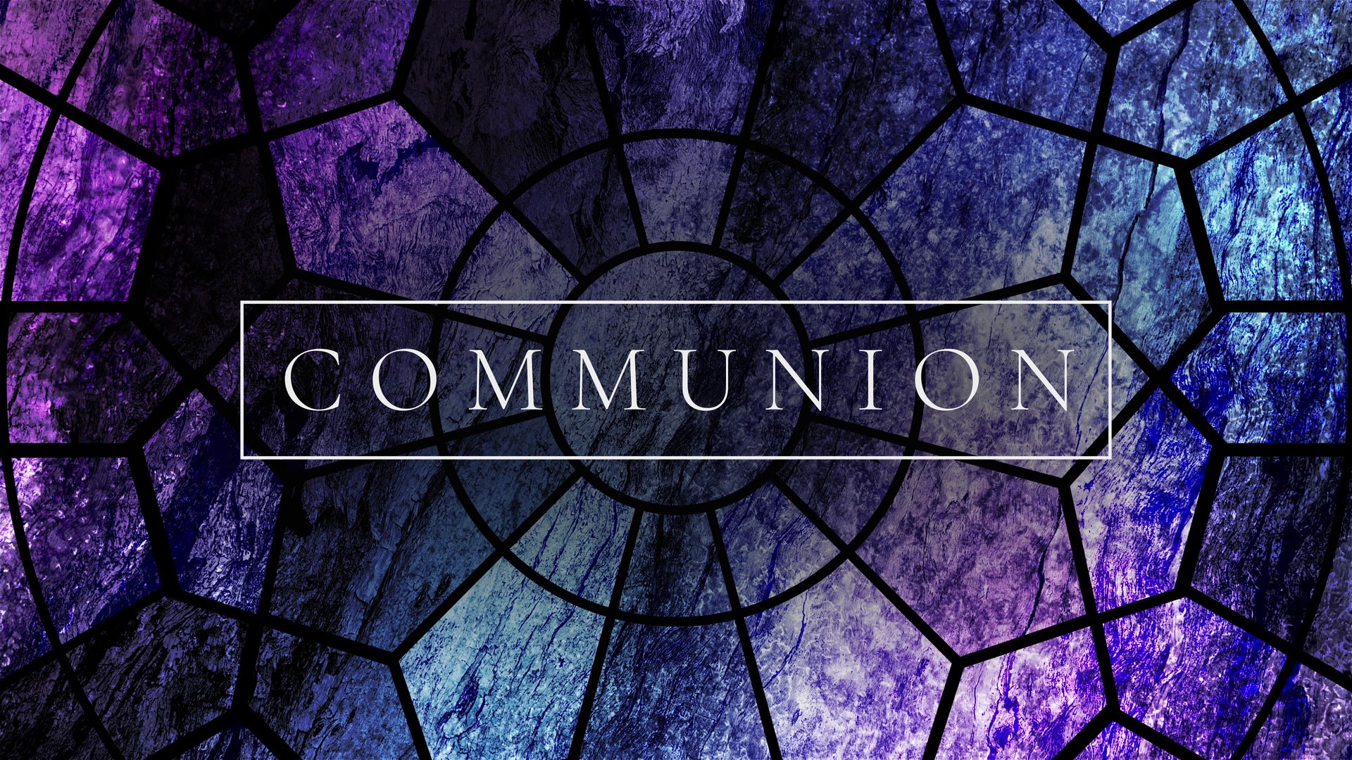 Simple Stained Glass Communion Motion | Shift Worship