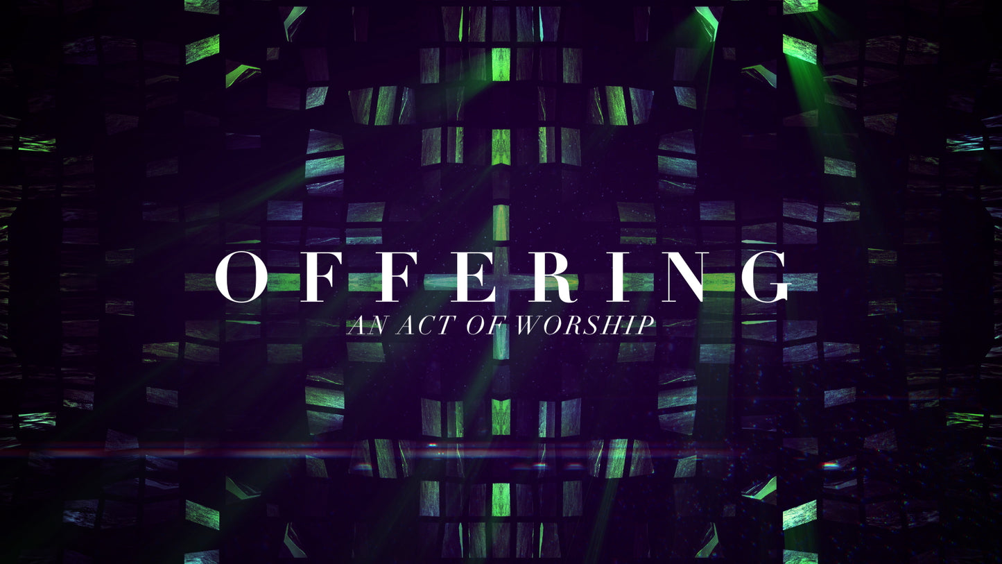 Cross Glass Offering Motion | Shift Worship