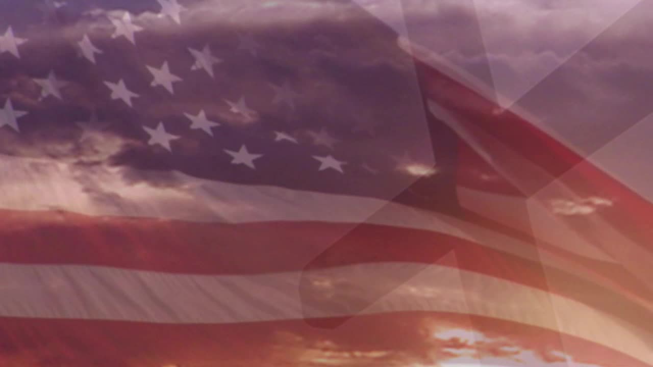 Sunset Flag And Cross Motion | Shift Worship