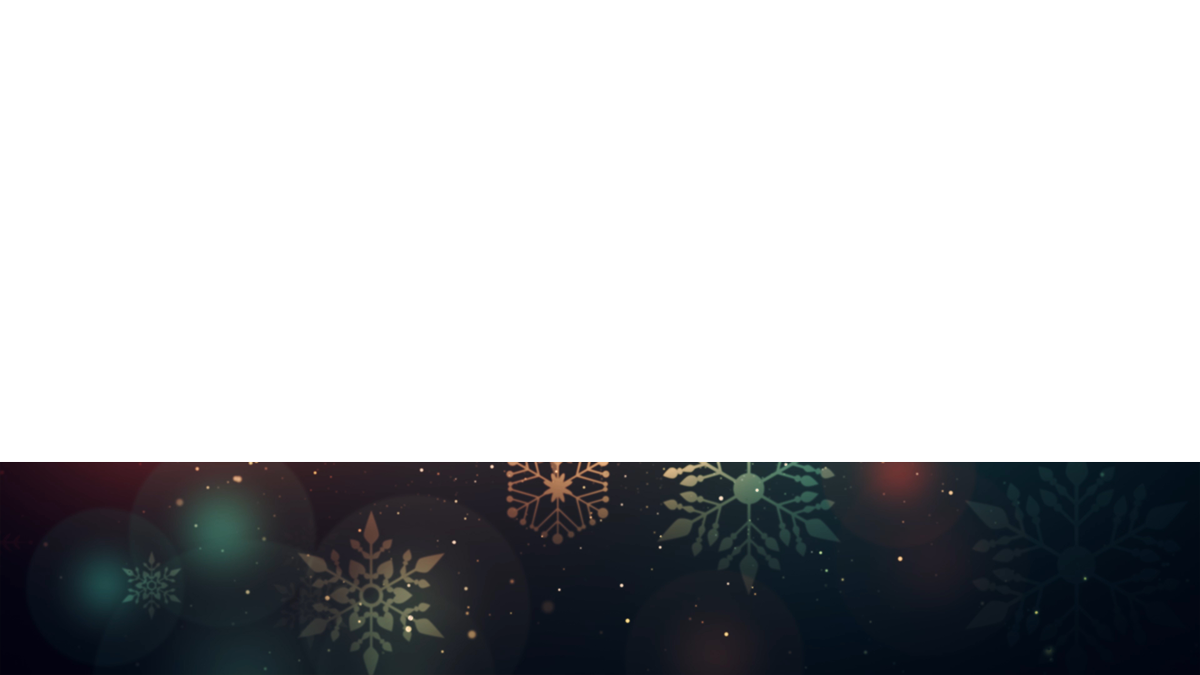 Vintage Christmas Lower Third Full Blank Large Transparency | Product ...