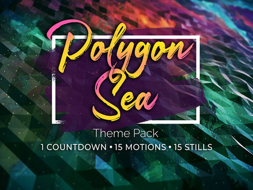 Polygon Sea Theme Pack Collection | Shift Worship