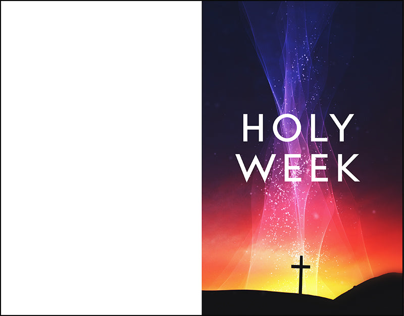 Holy Week Glow Bulletin Printable | Shift Worship