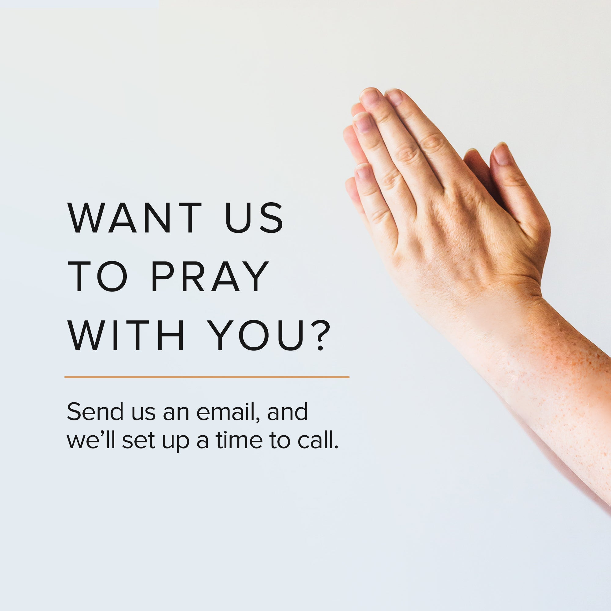 Want Us To Pray? Still | Shift Worship