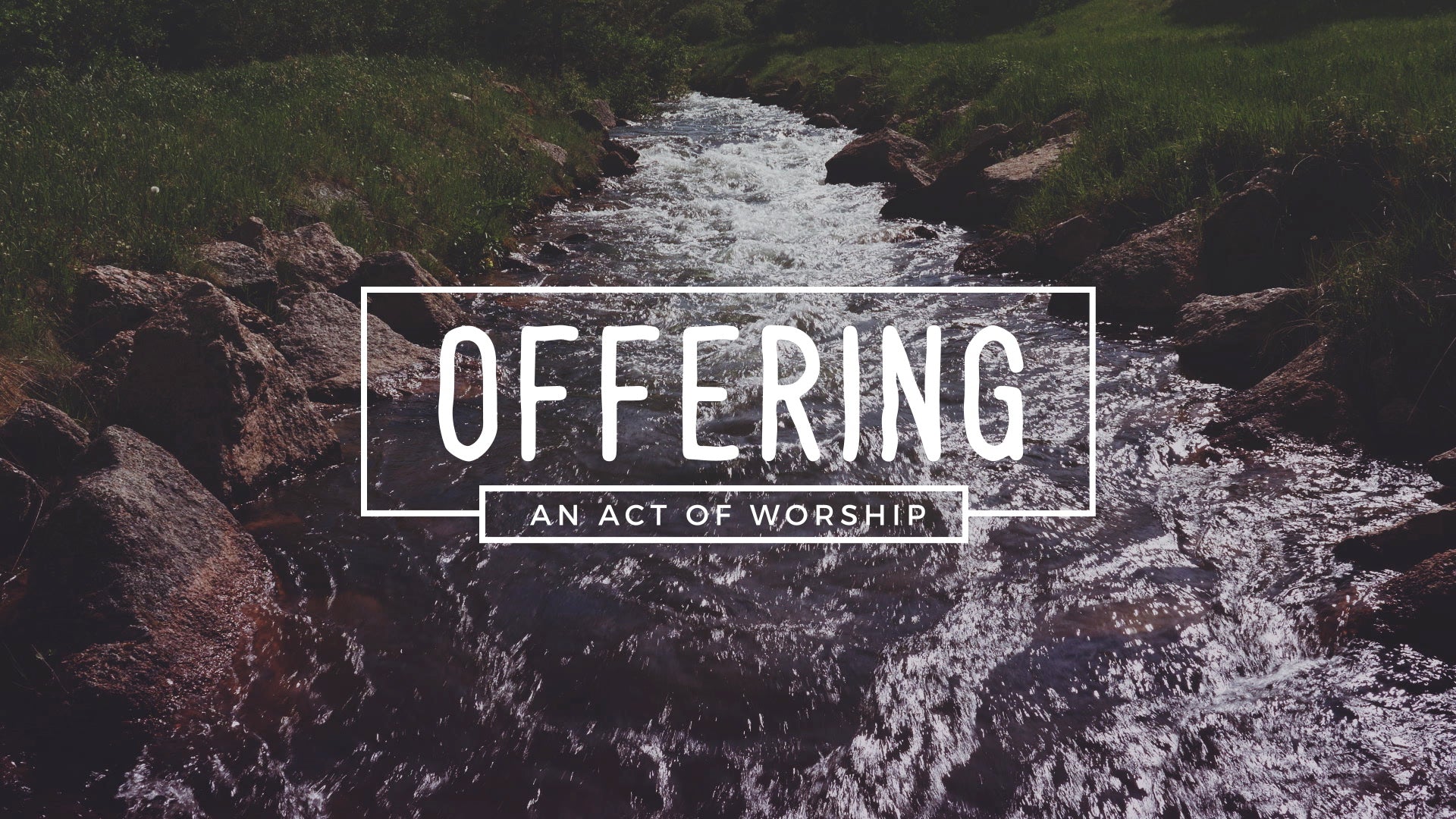 Nature Walk Offering Still | Shift Worship