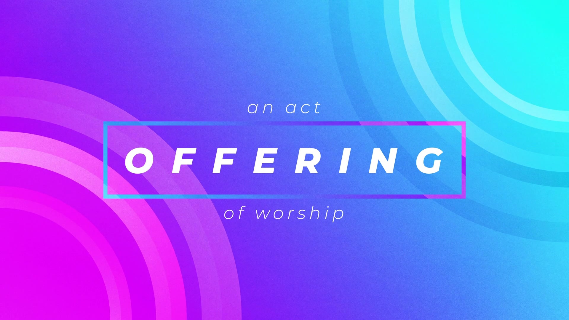 Geo Pop Offering Motion | Shift Worship