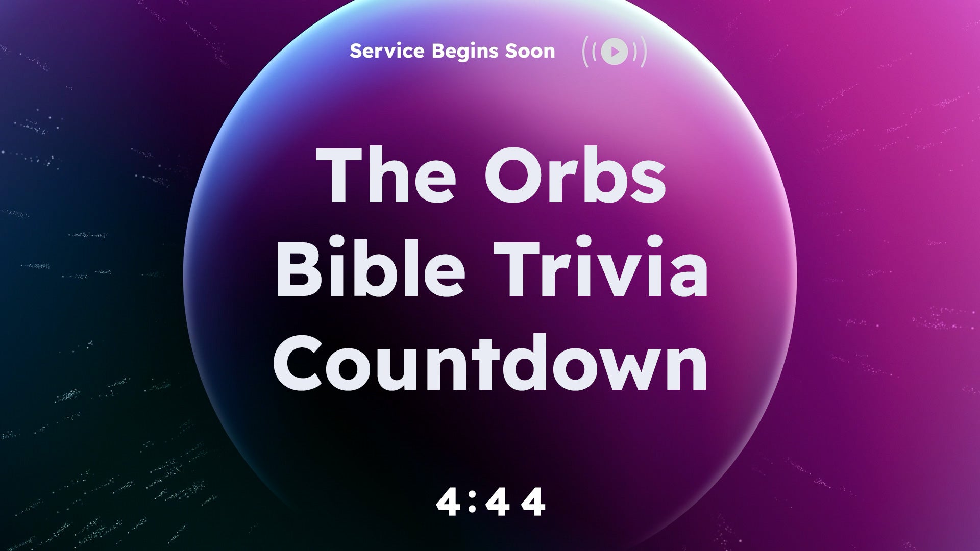 The Orbs Trivia Countdown Video | Shift Worship