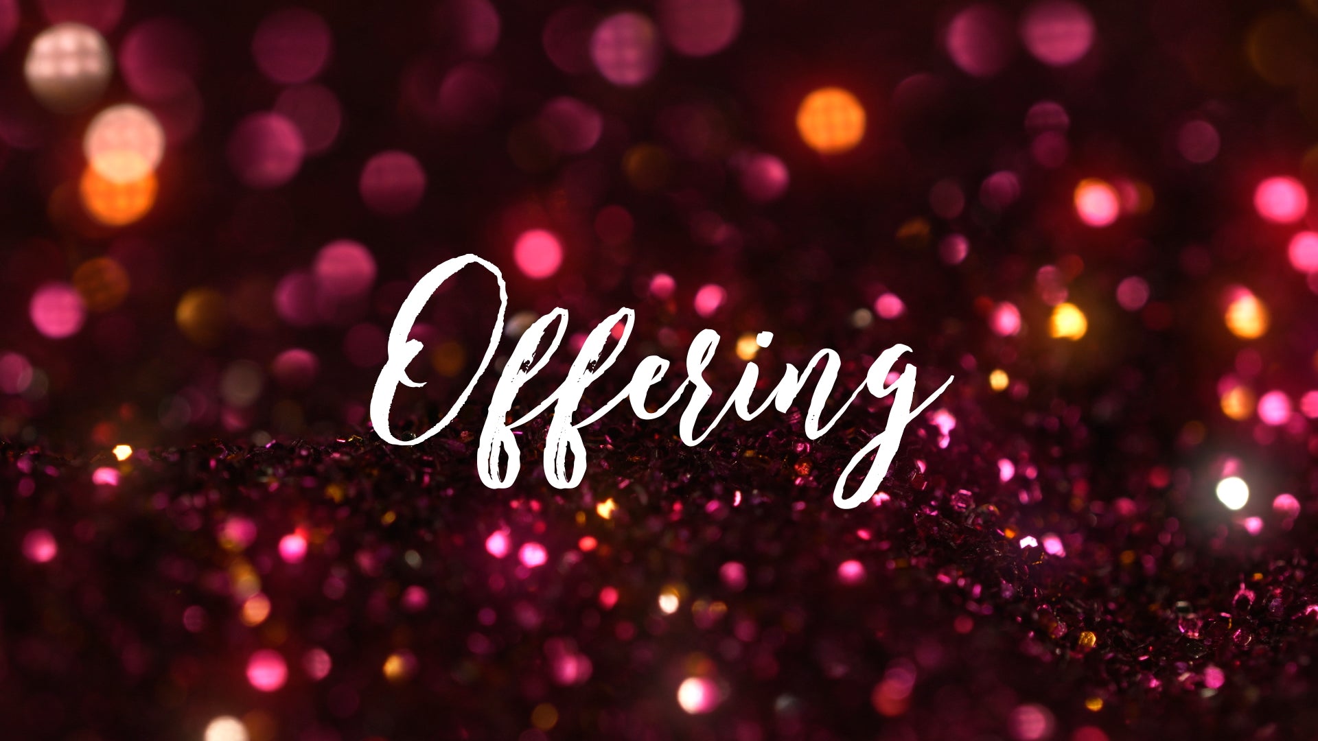 Glitter Light Offering Still | Shift Worship