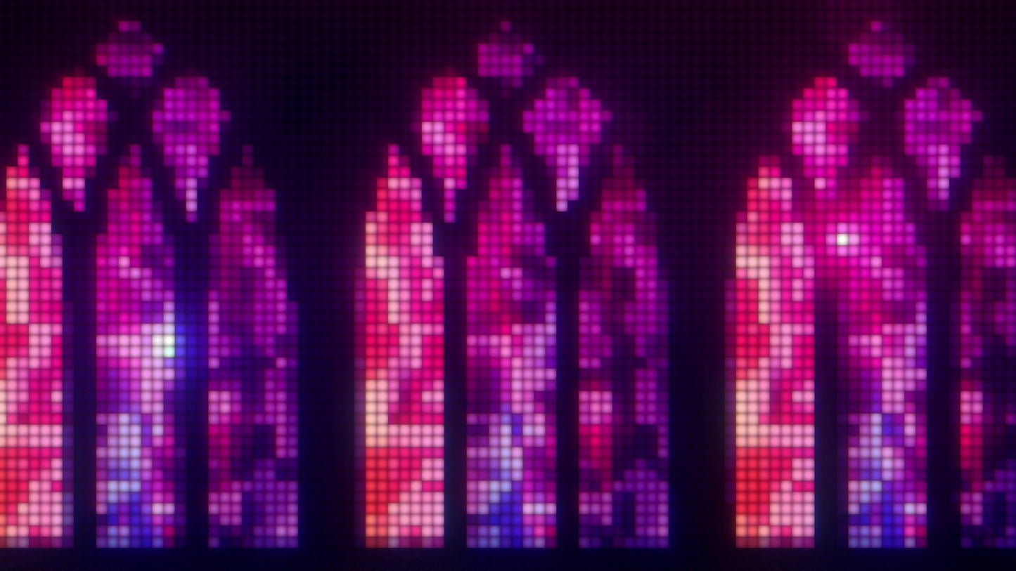 Pixel Glass Arch Motion | Shift Worship