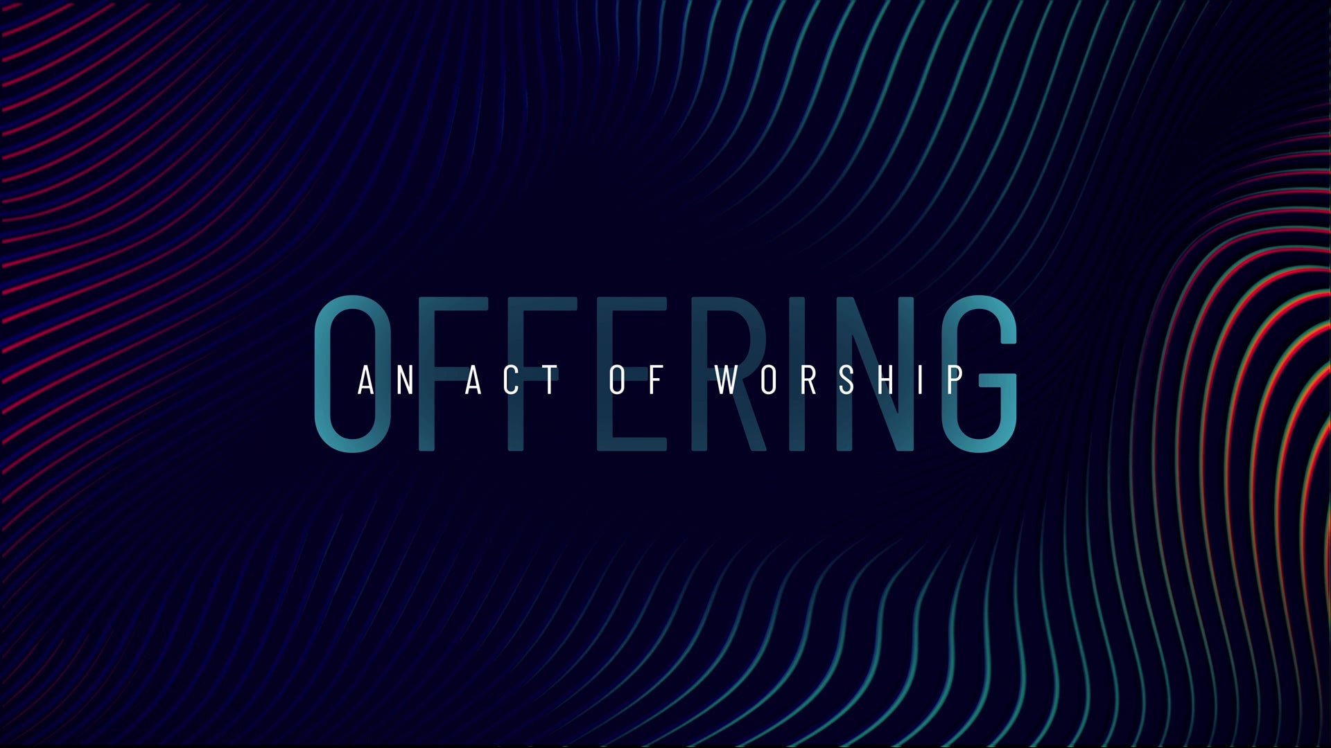 Retro Wave Offering Motion | Shift Worship