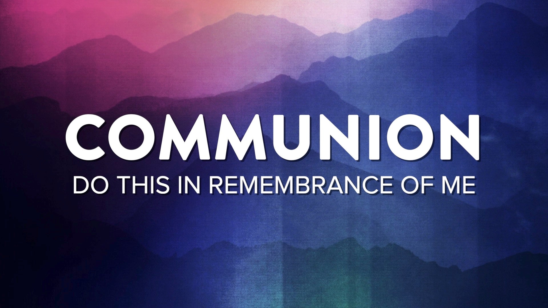 Mountain Haze Communion Still | Shift Worship