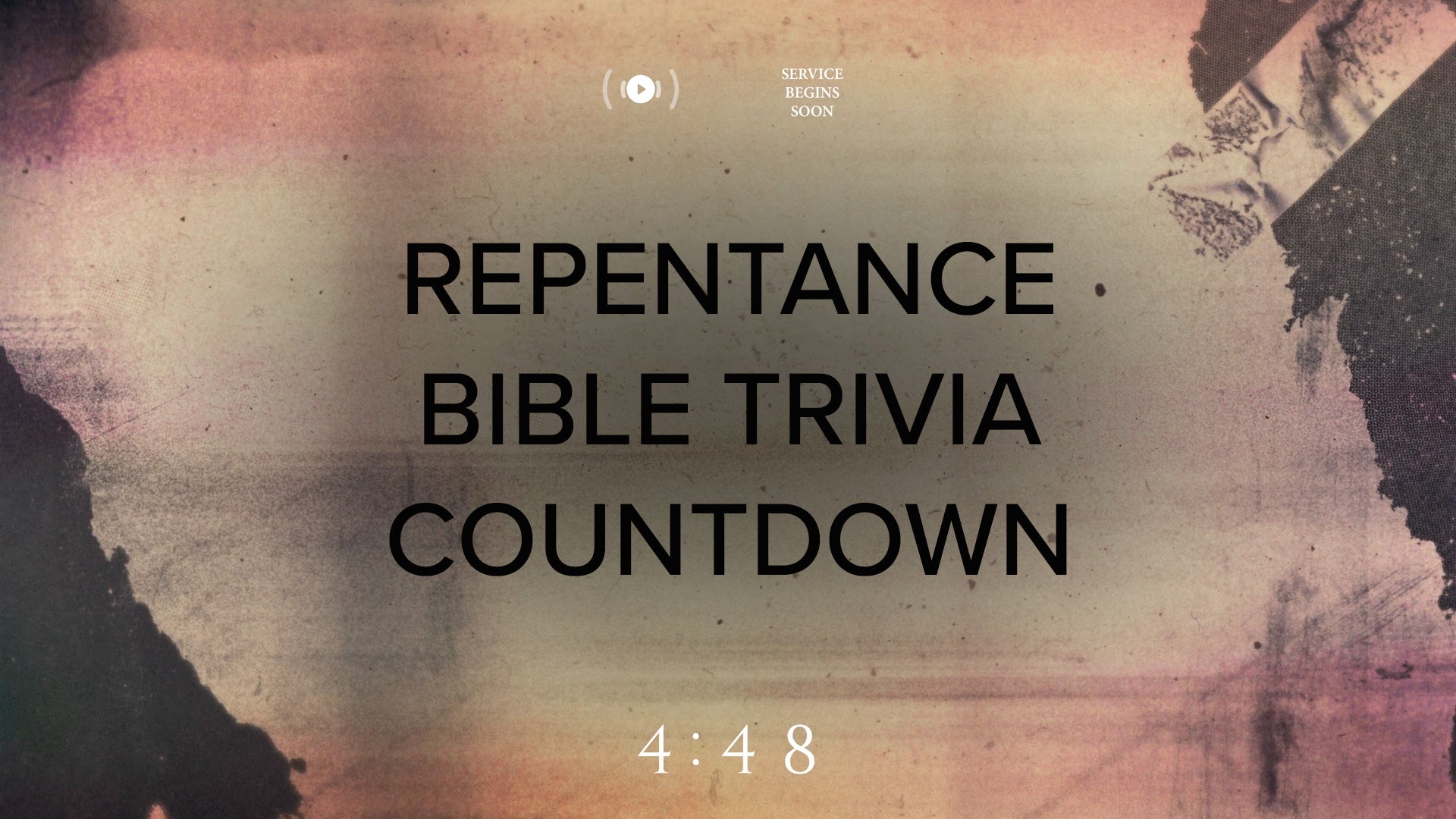 Grunge Ashes Trivia Countdown Video | Shift Worship