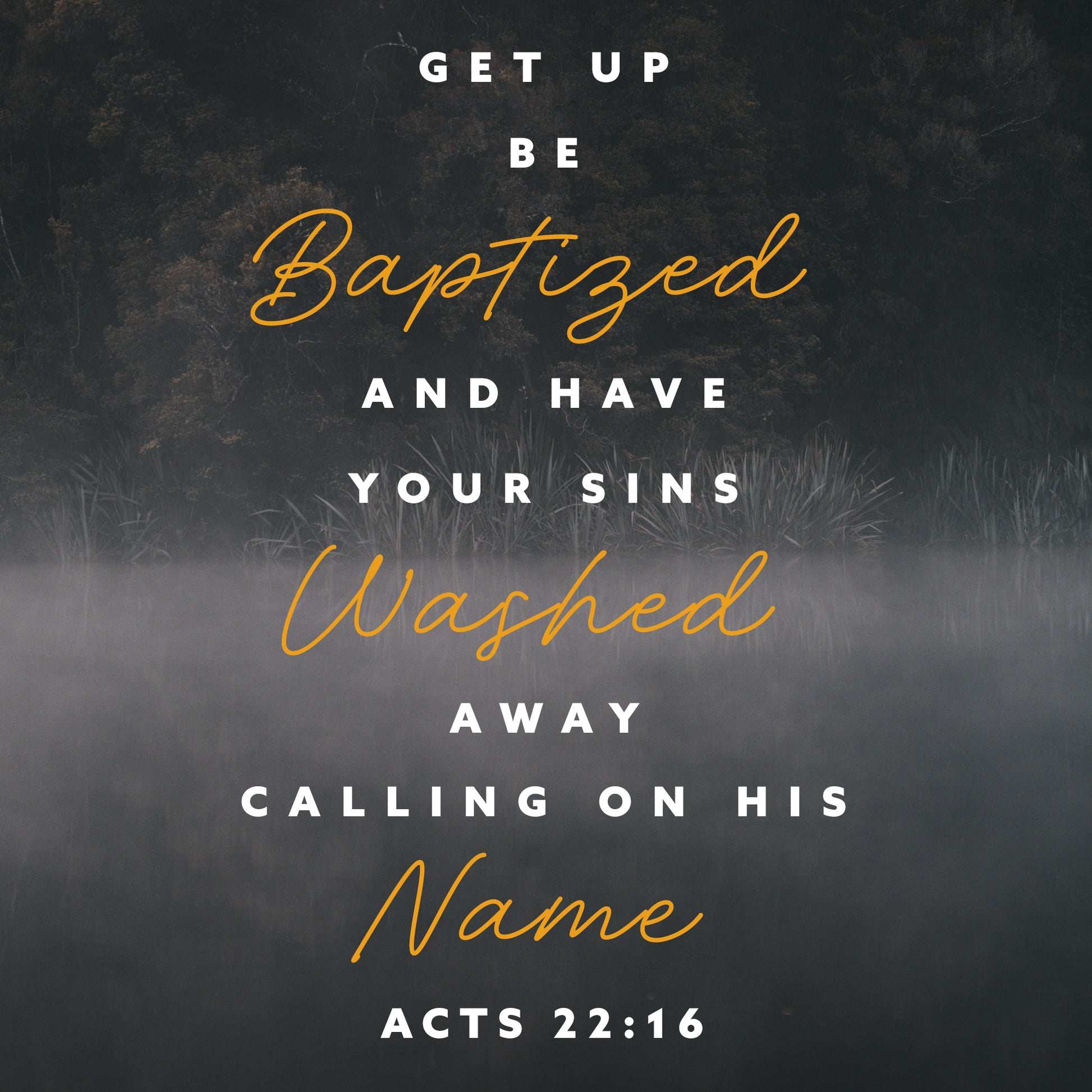 Waterfalls Scripture | Editable Social Media Graphic | – Shift Worship