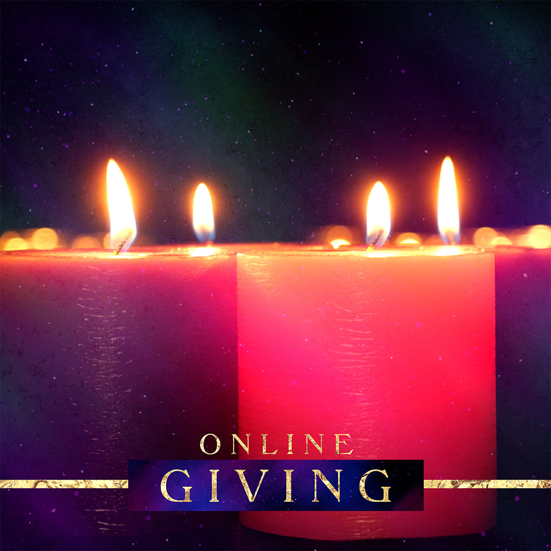 Candlelight Advent Online Giving | Editable Social Media Graphic ...