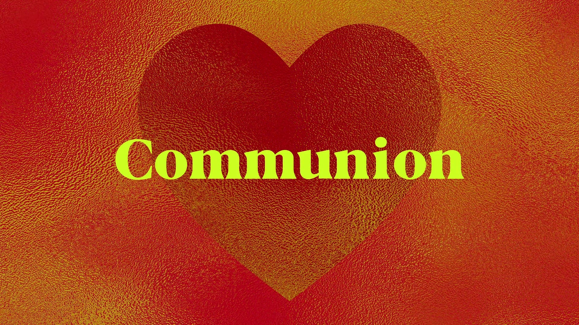 Valentine Foil Communion Motion | Shift Worship