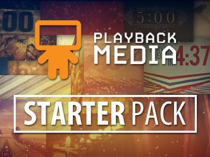 Playback Media Starter Pack Collection | Shift Worship