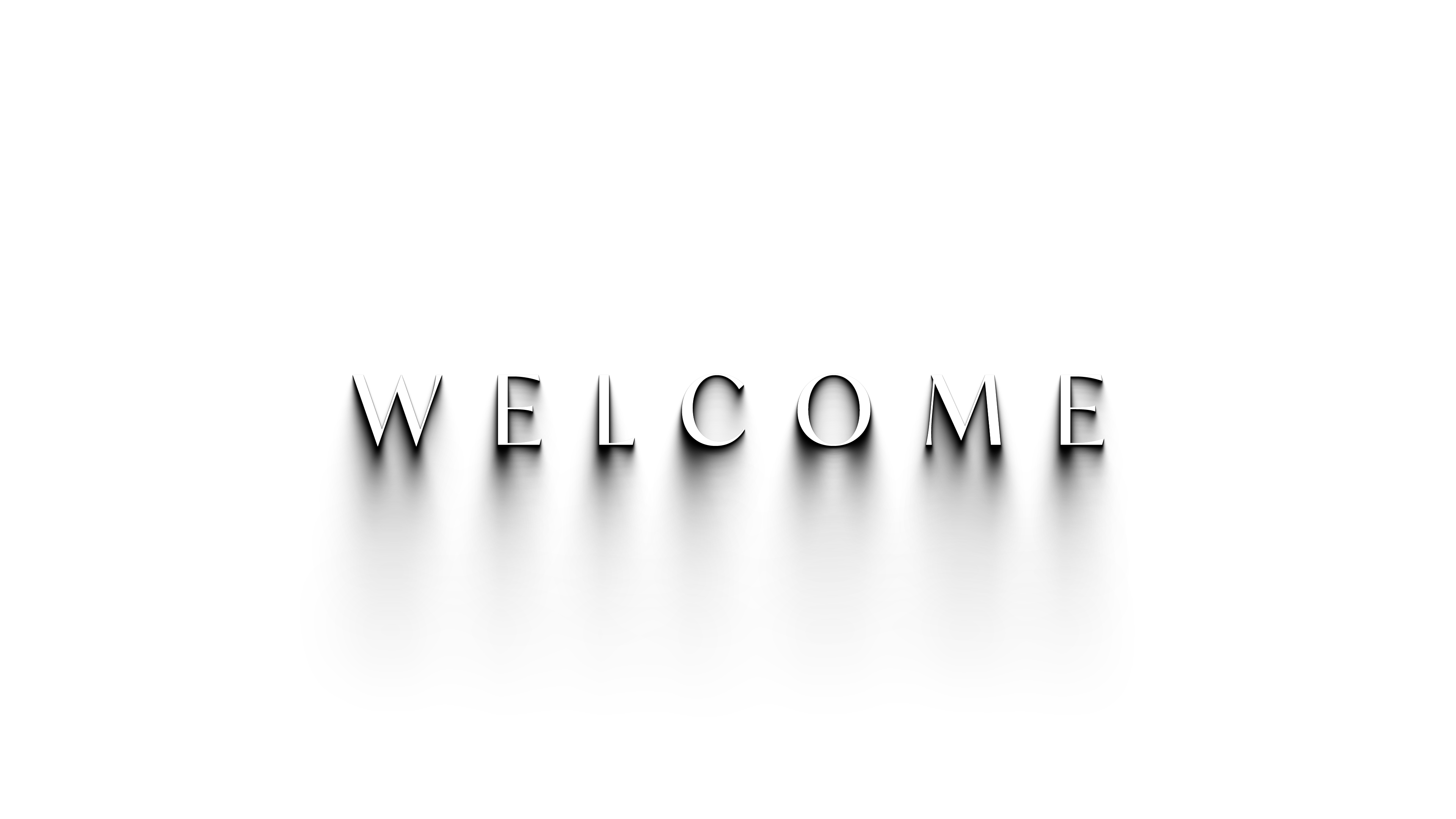 Long Shadow Gradients Welcome Shadow Transparent Text Layer | Shift Worship