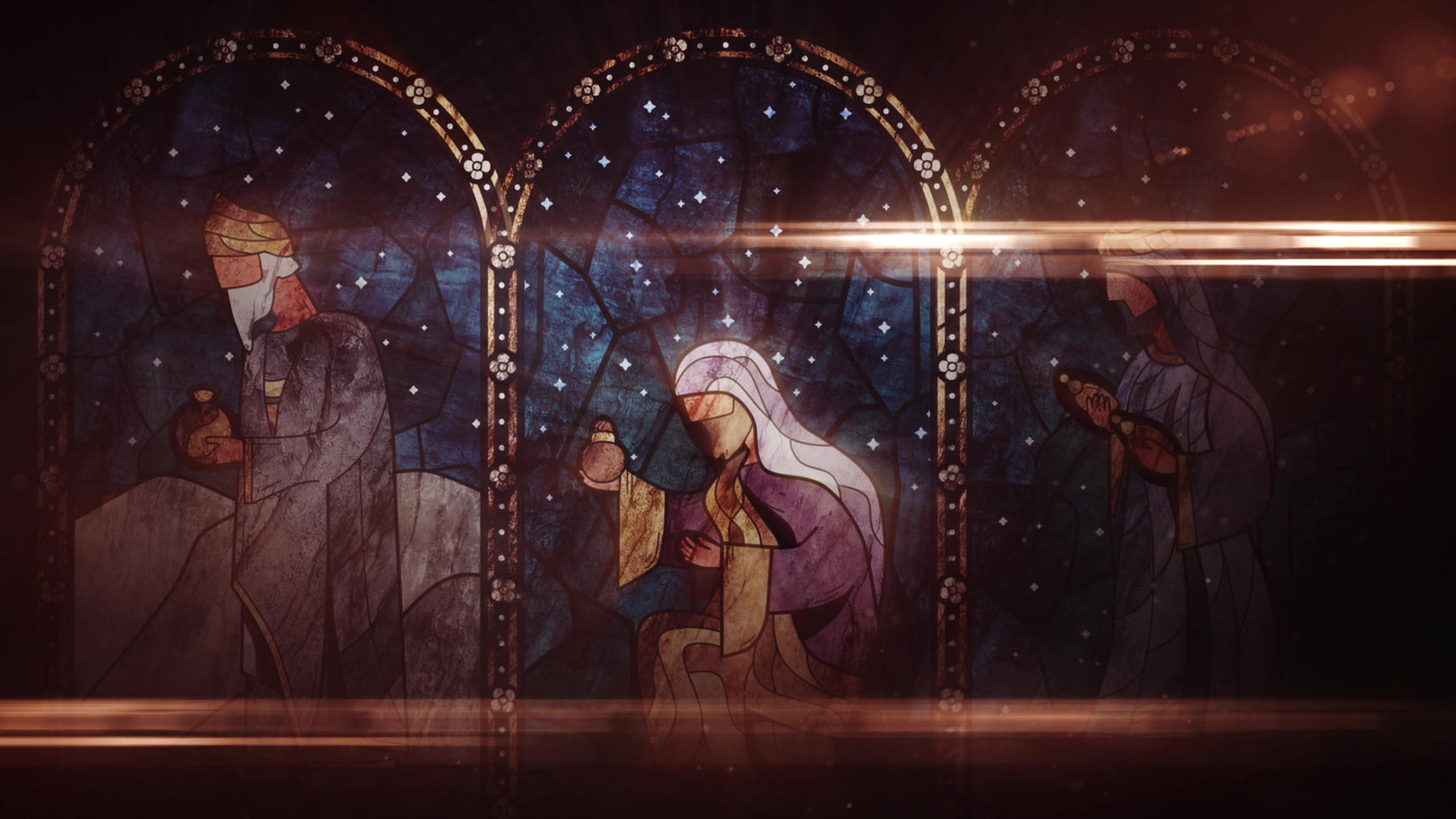 Nativity Glass Magi Motion | Shift Worship